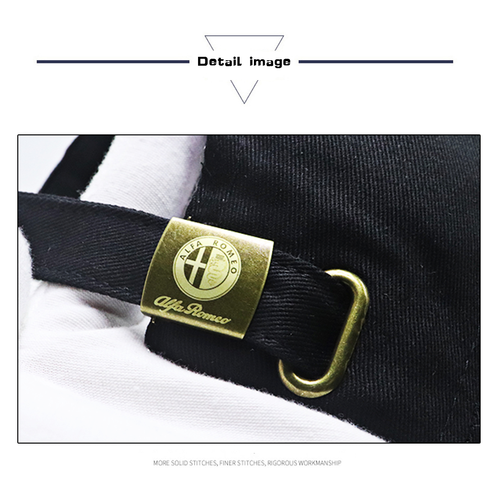 Alfa Romeo Baseball Cap - Black Color Exclusive - Cap Castle