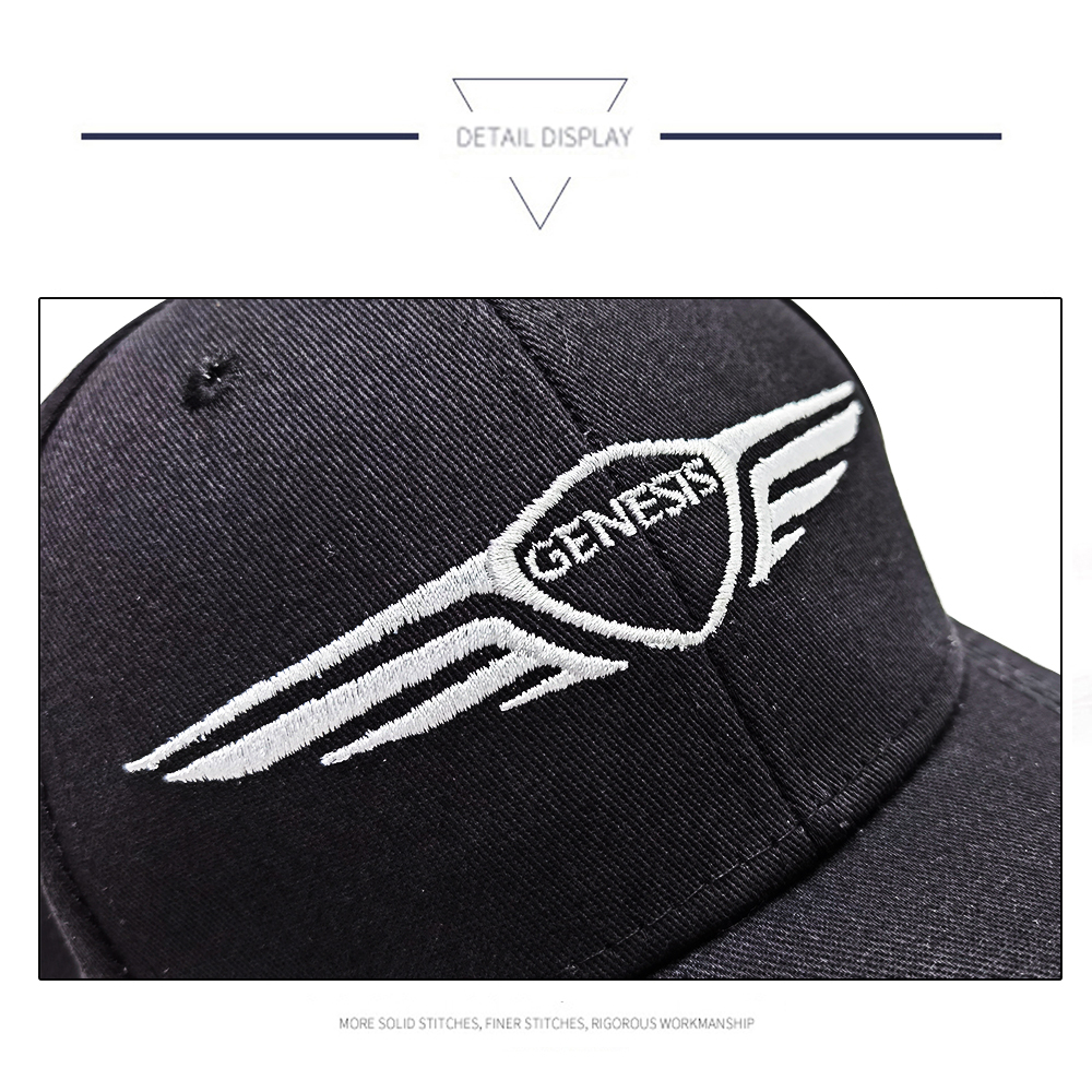 GENESIS Baseball Cap - Exclusive GENESIS Hat in Elegant Black Color ...