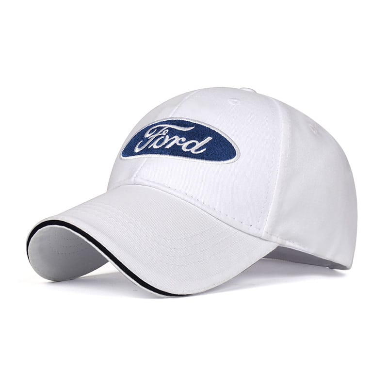 Ford Baseball Cap - Exclusive White Color Ultimate Comfort - Cap Castle