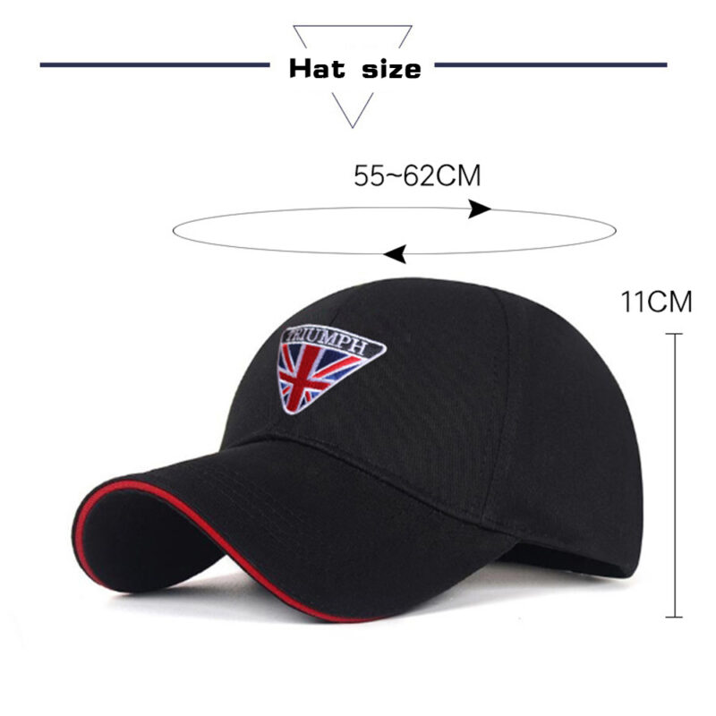Triumph Bonneville Baseball Cap Triumph Bonneville Hat - Black Color ...