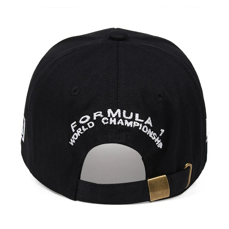 F1 Baseball Cap Formula One Hat Racing, Premium Black Color - Cap Castle