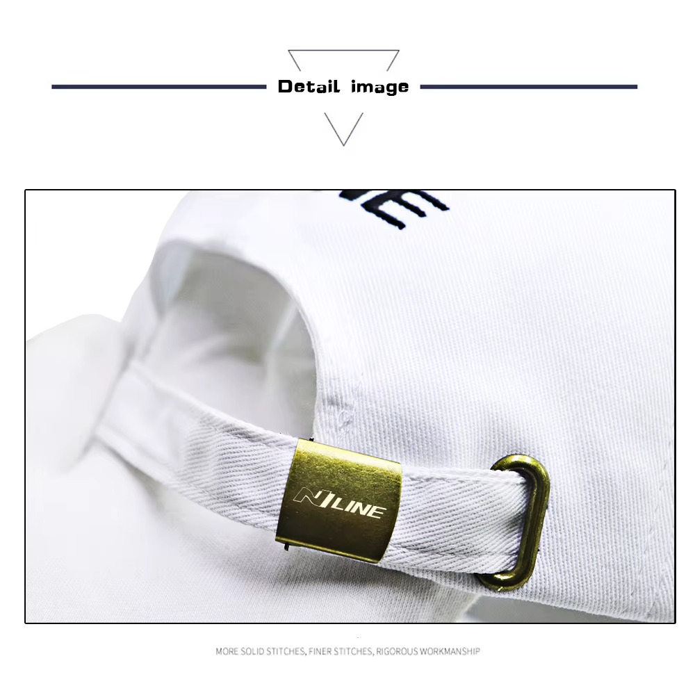 Hyundai N Line Baseball Cap - Hyundai N Line Hat White Color - Cap Castle